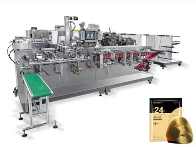 China VPD400 Non Woven Facial Mask Making Machine 380V 50-70 Bags Per Minute for Cosmetic Factory for sale