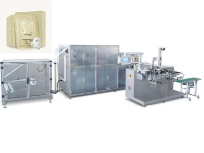 China Full Automatic Cosmetic Face Mask Folding Packaging Machine 380V 40-60 Bags Per Minute for sale