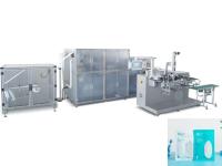China Automatic Facial Mask Packing Machine VPD400 Folding Filling Sealing 380V 40-60bags/min for sale
