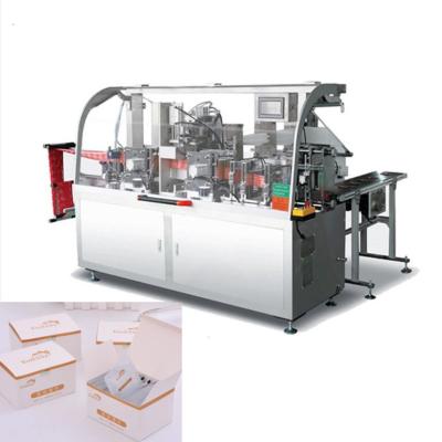 China Horizontal Four Side Sealing Wet Tissue Making Machine With Small Sachet for sale