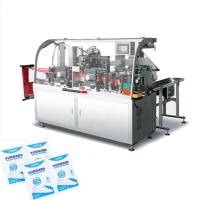 China Automatic Alcohol Prep Pads Making Machine Four Side Sealing 220V 4.8KW for sale