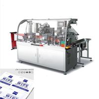 China VPD250 Four Side Sealing Wet Wipes Packing Machine 220V 50/60Hz with PLC Control and CE Certification for sale