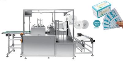 China VPD800 Multi-Lane Alcohol Swabs Packaging Machine 800-1500pcs/min 380V 5.5Kw for sale