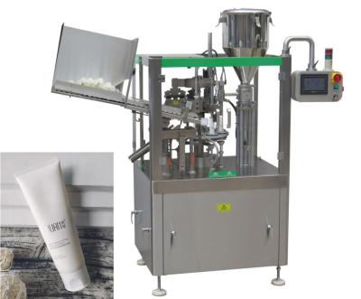 China Facial Cleanser Tube Filling Sealing Machine 3KW 250ml for Soft Pipes for sale
