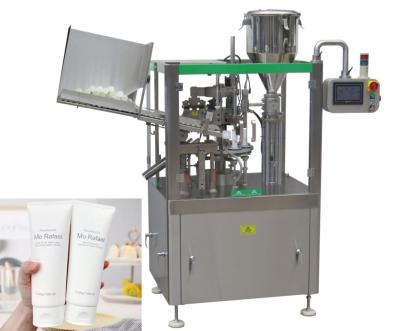 China Automatic Soft Plastic Tube Filling Sealing Machine 5-250ml 40-50pcs/min for sale