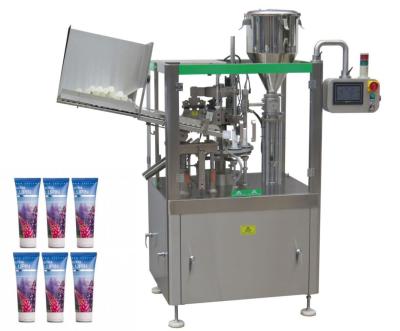 China Plastic Toothpaste TubeFilling Sealing Machine Aluminium 40pcs/Min LCD Display for sale