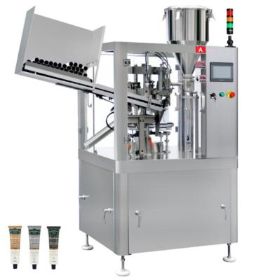China Automatic Aluminum Tube Filling and Sealing Machine 5-200ml 35-40pcs/min for Cosmetic Packaging for sale