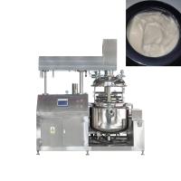 China TRZRJ Series Vacuum Emulsifier 200L Capacity with 0-3500 RPM High Shear Mixer for Cosmetic Cream Production for sale