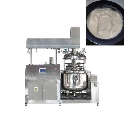 China TRZRJ Series Vacuum Emulsifier 200L Capacity with 0-3500 RPM High Shear Mixer for Cosmetic Cream Production for sale