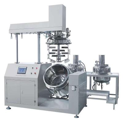 China 300L Automatic Vacuum Homogenizer Emulsifying Machine with 0-3500 RPM Shear Speed for Cosmetic Cream Production for sale