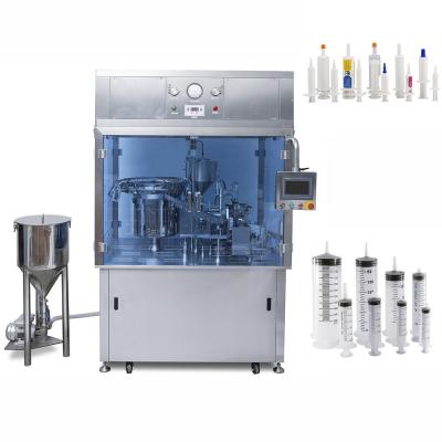 China HIJ-DZA100 Automatic Syringe Filling Machine 0.5-80ml Capacity 1800-2100 p/h Production Rate for sale