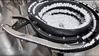 China High Accuracy Prefilled Syringe Filling Machine 2100-2350 pc/h Capacity with Ceramic Pump for 0.5-80ml Syringes for sale