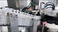 China High Accuracy Prefilled Syringe Filling Machine 2100-2350 pc/h Capacity with Ceramic Pump for 0.5-80ml Syringes for sale