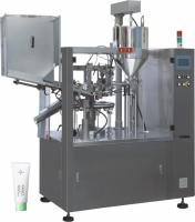 China PLC Fully Filling Seal Tube Filling and Heat Sealing Machine 5-250ml 50-75pcs/min for sale