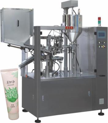 China Cosmetic Cream Toothpaste Plastic Tube Filler Filling and Sealing Machine 50-75pcs/min 5-350ml for sale