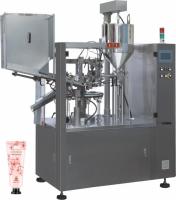 China Automatic Continuous End Sealing Machine 50-75pcs/min 5-250ml for Ointment Toothpaste Tubes for sale