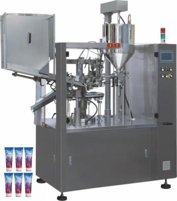 China Automatic Soft Tube Filling Sealing Machine 220V 50Hz PLC Hot Sealing 50-210mm for sale