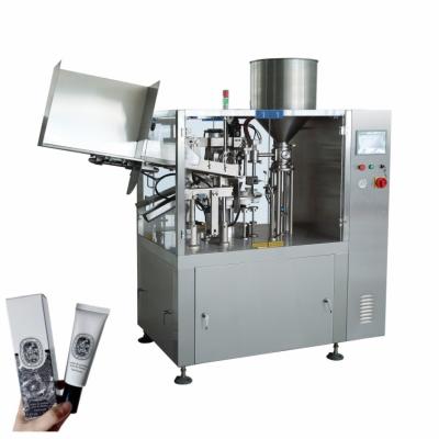 China TF-80 Automatic Cosmetic Tube Filling Machine 50-75pcs/min Capacity for 5-350ml Plastic Tubes for sale