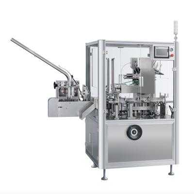 China Full Automatic High Speed Vertical Carton Box Packing Machine 30-100 cartons/min for Food Bottles Soap Gloves for sale
