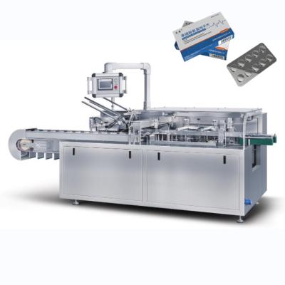 China High Speed Fully Automatic Carton Box Cartoning Packing Machine PLC Control Touch Screen Operation for sale