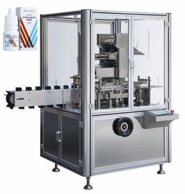 China Automatic Carton Box Packing Machine 10ml 30ml 380V for Eye Drops Essential Oil for sale