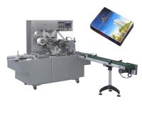 China Auto 3D Film Wrapping Packing Machine 30-70 Box/min for BOPP PVC with Tear Tape for sale
