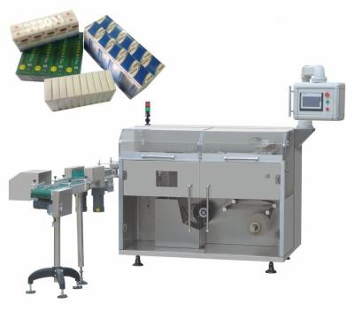 China TMB-300 Automatic Transparent Film 3D Packaging Machine 380V 10-35 Boxes/Minute Industrial Overwrapper for sale