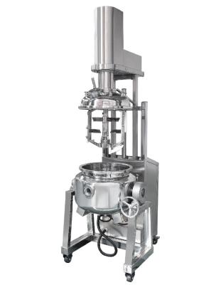China Vacuum Homogenizer Emulsifying Mixer 50L 70L Tank for Cosmetic Cream Lotion for sale