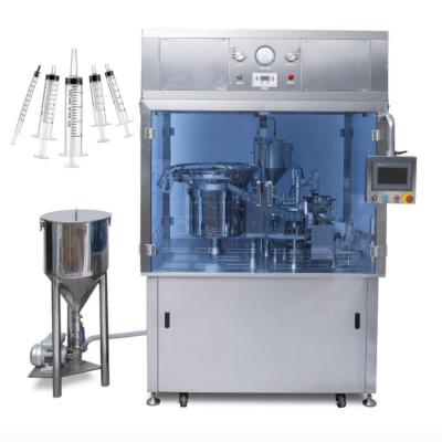 China 3ml 5ml 10ml 20ml Plastic Automatic Pre Filled Syringe Filling Capping Machine for sale