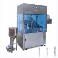 China Advanced Automatic Disposable Plastic Syringe Filling And Capping Machine For Gel And Cream for sale
