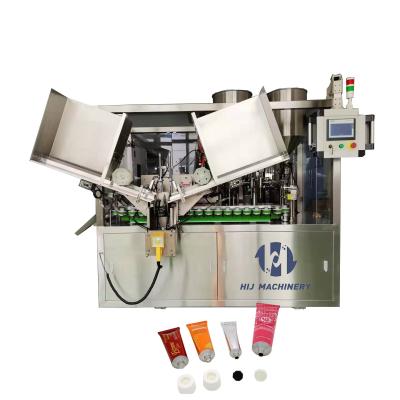 China Automatic Soft Tube Cream Filling Machine 80-120 Tubes Per Minute 304 Stainless Steel for sale