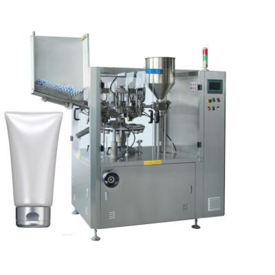 China Rotary Plastic Tube Filling Sealing Printing Machine 50-75 Pcs Per Min 5-350ml for Cream Cosmetics for sale