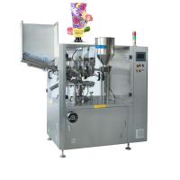 China Automatic Plastic Tube Filling Sealing Machine 50-75pcs/min Touch Screen 304 Stainless Steel for sale