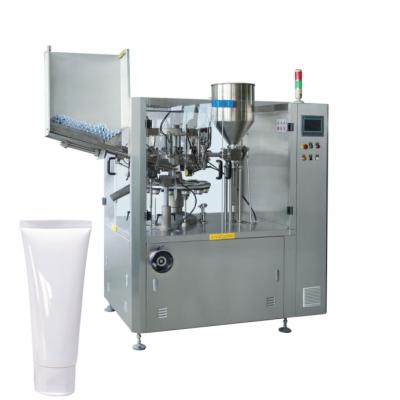 China Manufacturer Rotary Plastic Tube Filling Sealing Printing Machine for Hand Cream Sunscreen Makeup Cream Cosmetic Lotion Paste for sale