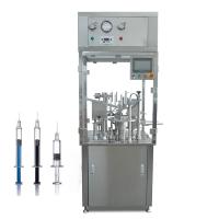 China Automatic Vacuum Syringe Filling Machine 600-720 p/h 2KW for High Viscosity Gel and Vaccine for sale