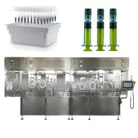 China High Speed RTU Prefilled Syringe Filling Machine 3000-3300 pcs/h 380V 50Hz for sale