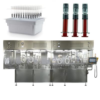China Pre-Filled Glass Syringe Filling Machine 5 Nozzle 380V 50Hz Vacuum Stoppering for sale