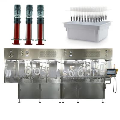 China Pre-Filled Glass Syringe Machine 5-Nozzle Filling and Vacuum Stoppering 380V 50Hz for sale