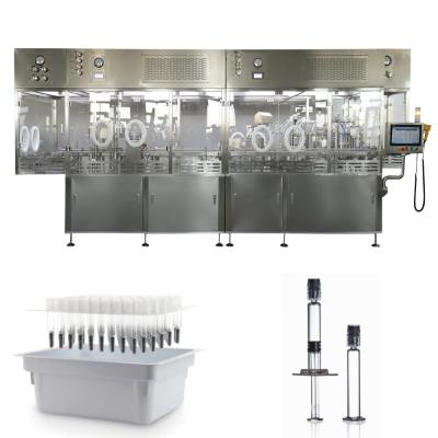 China Automatic Pre-Filled Syringe Filling Machine 5 Nozzles 3000-3300 pcs/hr Luer Lock Capping for sale