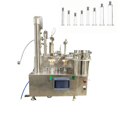 China Semi-Automatic Desktop Prefilled Syringe Filling Machine 1-10 pcs/min ±1-2% Accuracy for sale