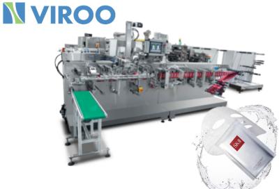 China Fully Automatic Cosmetic Facial Mask Packing Machine Model 400 - 50-70 Bags/Minute, 7360×2680×2230mm Dimensions for sale