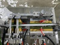 China High Speed Single Sachet Wet Wipe Packing Machine Four Side Sealing Alcohol Prep Pad Packaging Machine for sale