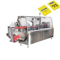 China High Speed Single Sachet Wet Wipe Packing Machine Four Side Sealing Alcohol Prep Pad Packaging Machine for sale