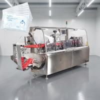 China Cosmetic Makeup Remover Wet Wipe Packaging Machine Single Sachet 3/4 Side Sealing Machine for sale
