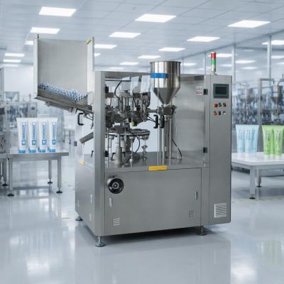China Automatic Plastic Tube Filling and Sealing Machine for Cosmetic Cream for sale