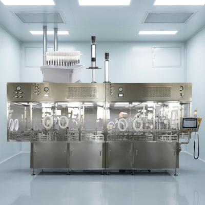 China Sterile Multi Head RTU Pre-filled Syringe Vacuum Liquid Filler Machine for Vaccine Injector for sale