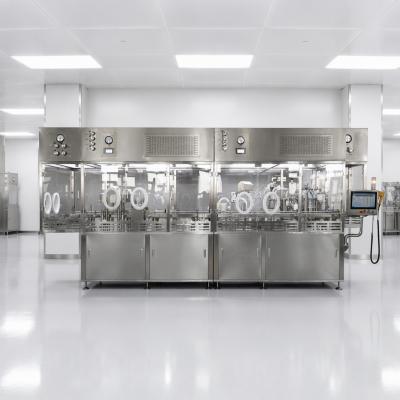 China Multi Head RTU PFS Vacuum Filling and Stoppering Machine for Medical Vaccine Tub Packaging for sale