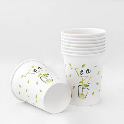 China No Leakage Compostable Hot Cups Custom Disposable Coffee 8oz 300ml Eco Hot Cups for sale