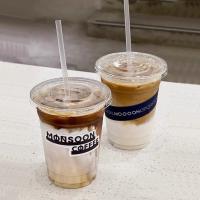 China Disposable Transparent Plastic Flat Lid With Cross Holes Paper Cups With Lids for sale