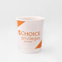 China Logo Printed Double Wall Hot Cups OEM Plastic Free Coated Paper Cold Drink Cups for sale
